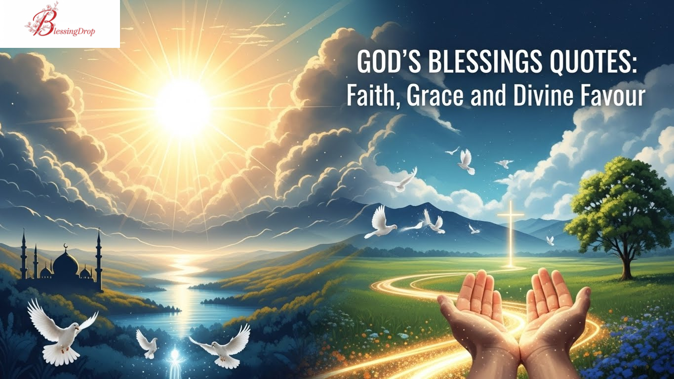 God’s Blessings Quotes: Faith, Grace, and Divine Favour