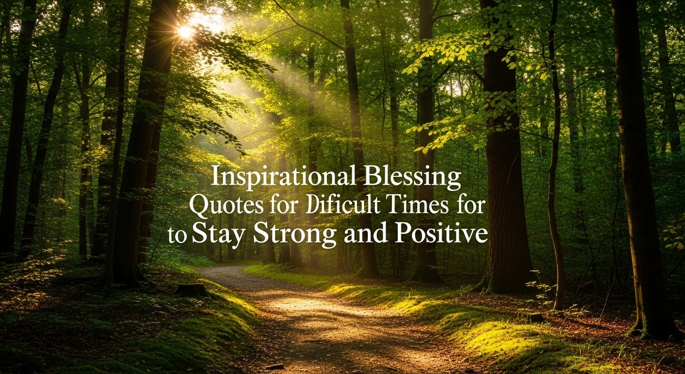 10 Staggering Inspirational Blessing Quotes for Difficult Times